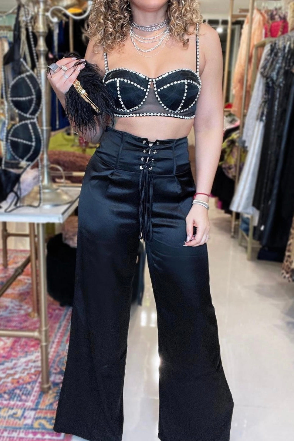 TERY BLACK PANTS – High Obsession